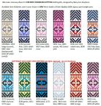 Chevron Fingerless Mittens – knitting kits, colorway ideas | Two Strands
